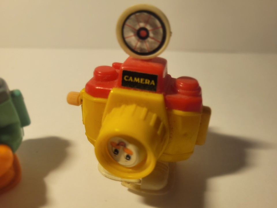 Very Rare TOMY Roving Eyes Wind-Up Toy Paired w/ Knockoff Version ...