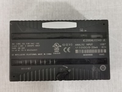 GE IC200ALG240-JE ANALOG INPUT MODULE | eBay