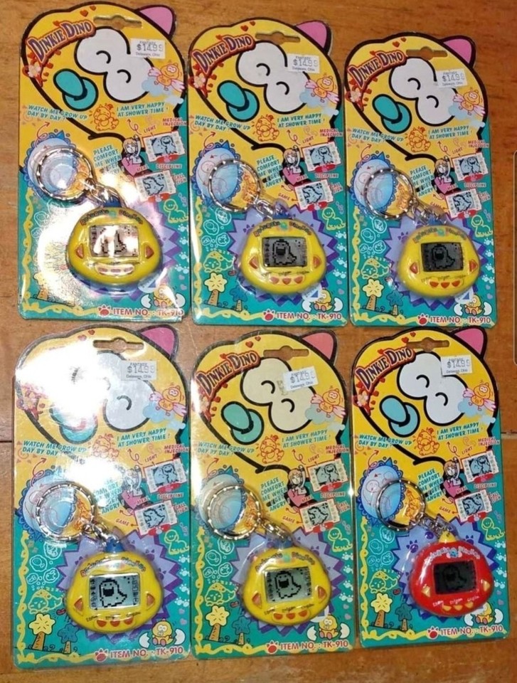 Gigapet Nanopet Giga Nano Dinkie Dino Pet Tamagotchi. 1 Included 6 ...