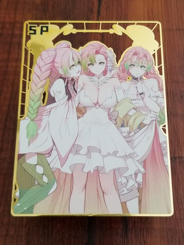 Mitsuri Kanroji - Demon Slayer - Goddess Story Gold Metal SP Card ...