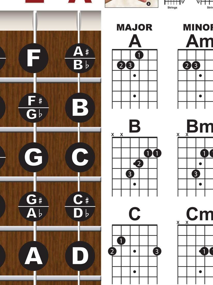 Tabla De Acordes De Guitalele Completa