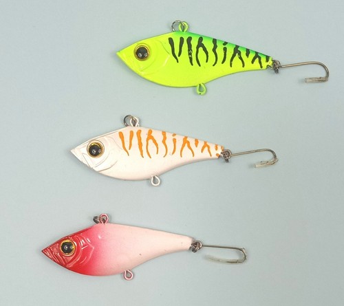 Fishing Lure Freshwater Flat Smooth Single Hook Red Pink a1 | eBay