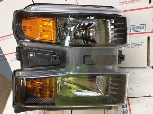 OEM 2019 2020 2021 CHEVROLET SILVERADO 1500 HALOGEN HEADLIGHT RH READ ...