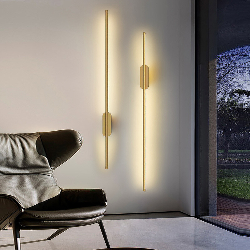 LED Wall Lights Long Strip Linear Light Bar Bedroom Living Room ...