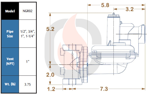 Generac Gas Regulator, 10-25kw, 3/4"npt, Natural Gas | eBay