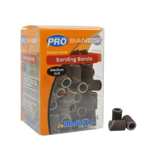 Medicool Sanding Bands MEDIUM Grit Box/90pcs + Free Mandrel 3/32 | eBay