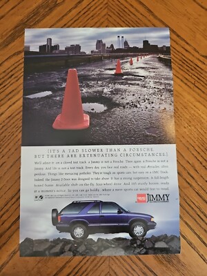 Vintage GMC Magazine Print Ad Jimmy 1995 | eBay