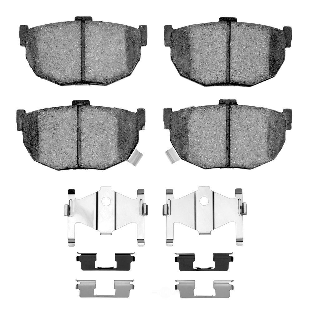 DFC 1551032301 Disc Pads and Brake Shoes - Disc Brake Pad Set, Rear for ...