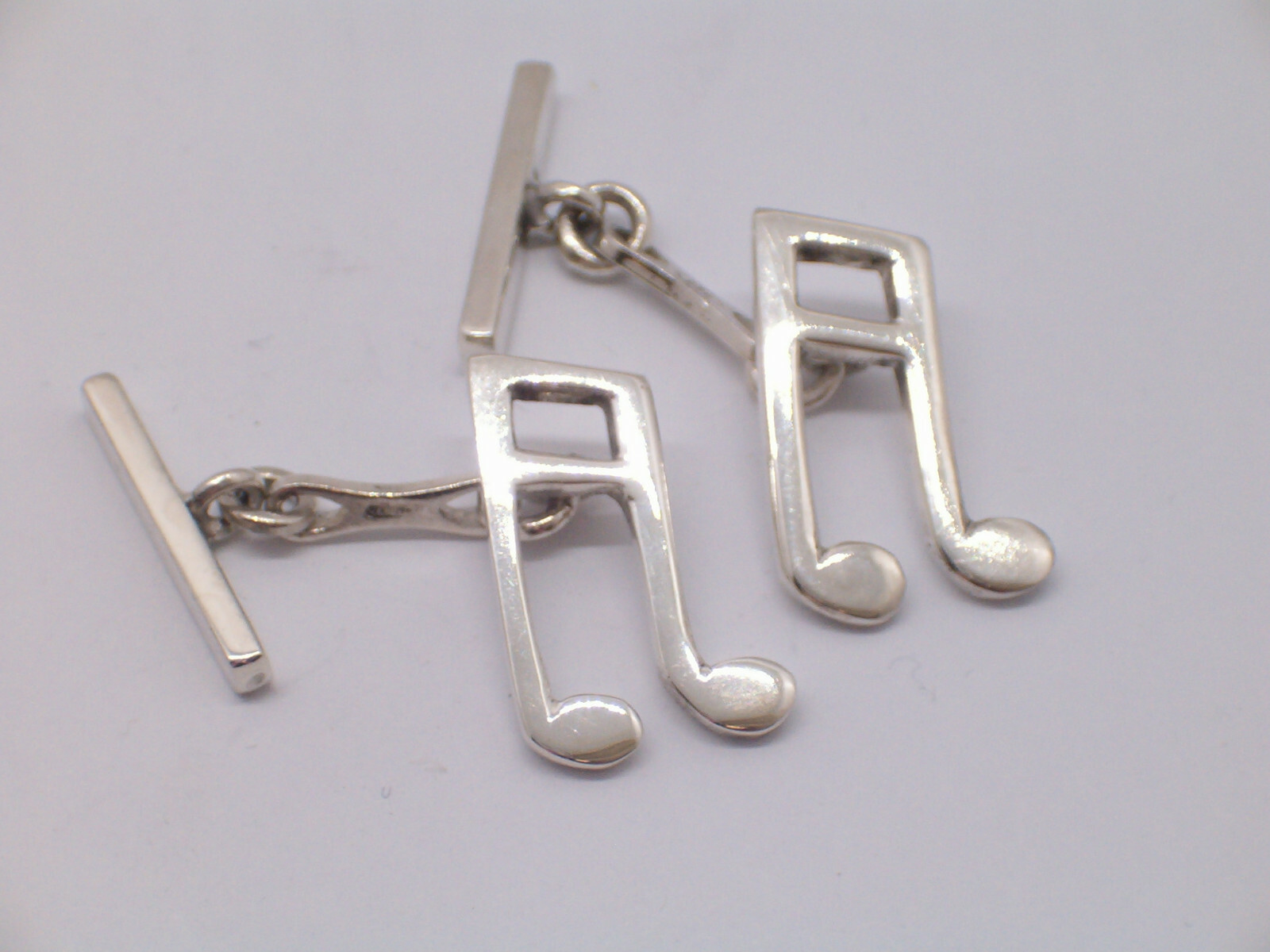 Gemelos Con Nota Musical de Plata 925 - Croma - Música - Notas ...
