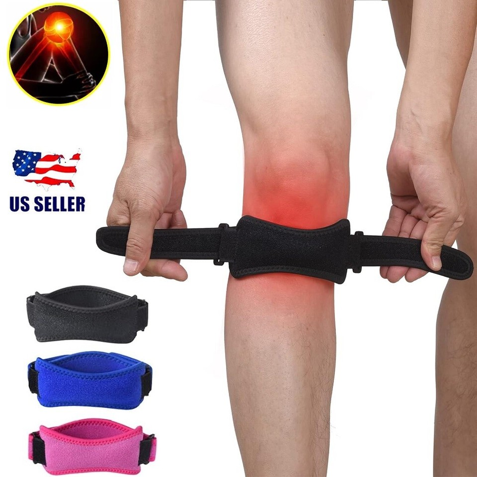 Pain Relief Knee Brace Support Patella Stabilizer Strap Arthritis ...