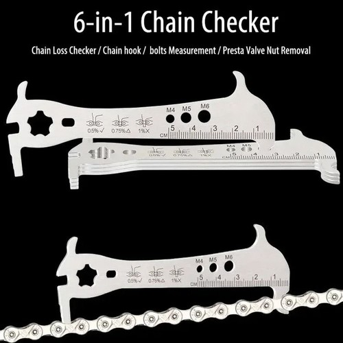 Bicycle Bike Chain Tool Measure Ruler Screw Diameter Checker Tool | eBay