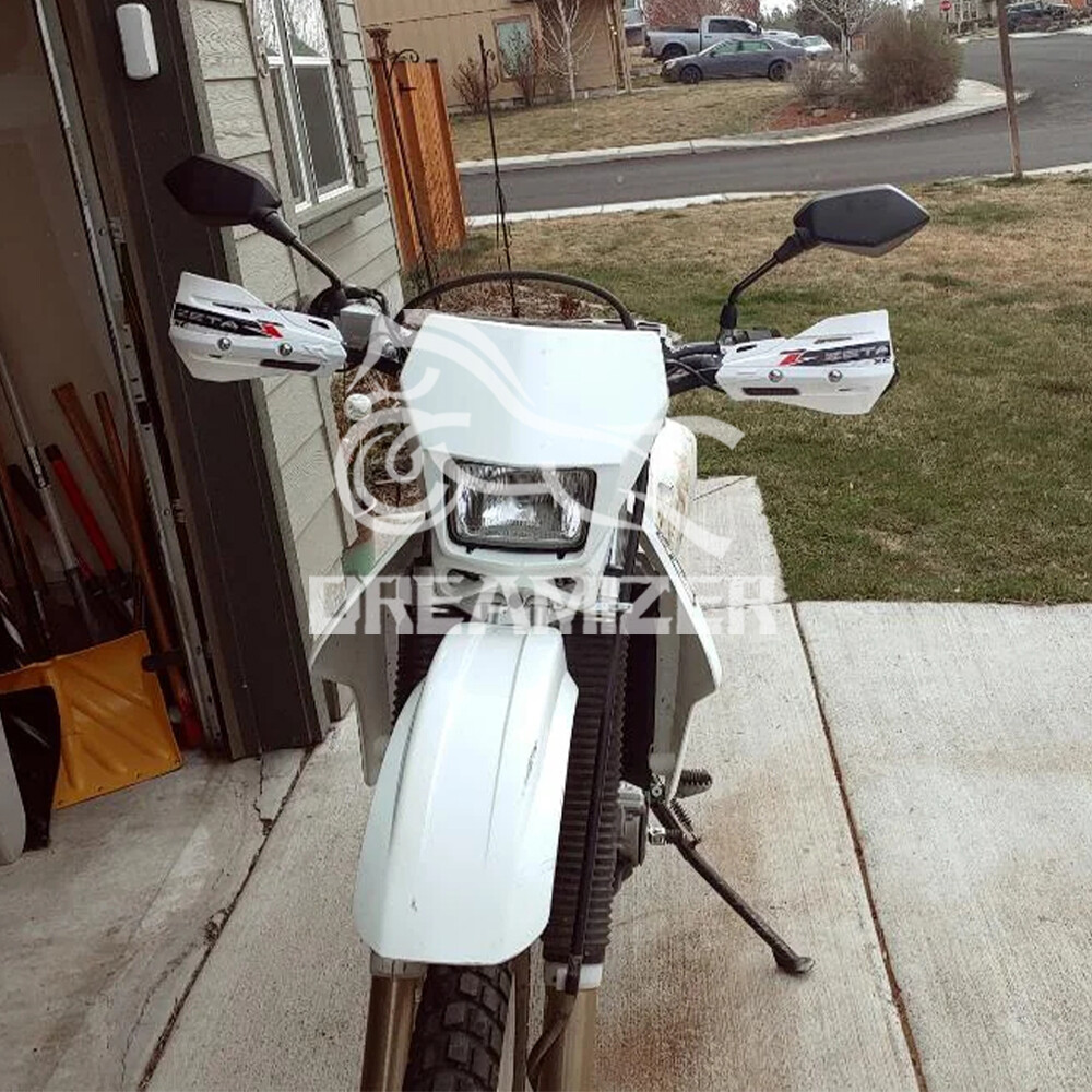 10mm Motorcycle Rearview Side Mirrors For Suzuki DR-Z400 DRZ400 S/SM ...