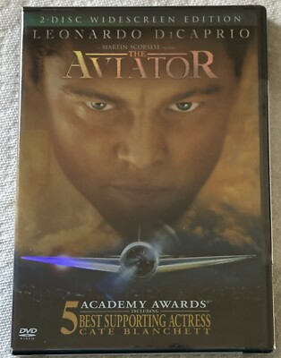 The Aviator (DVD, 2004) Rated PG 13 New Factory Sealed 2 Discs | eBay