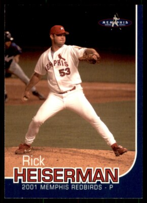 2001 Post Memphis Redbirds Rick Heiserman Memphis Redbirds #RIHE | eBay