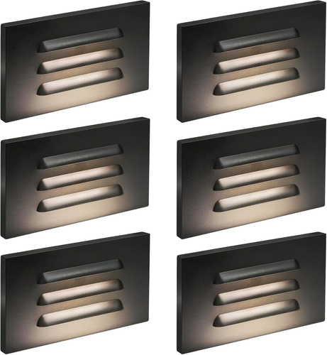 120V 110LM Dimmable LED Step Lights Indoor Outdoor, 3.5W anti Glare ...