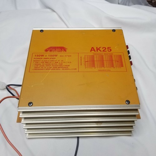 COMBAT AK25 Power Car Stereo Amplifier, 150w [OF] | eBay