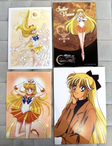 Sailor Moon Venus Postcard Set Holographic 25th Anniversary Collectible ...