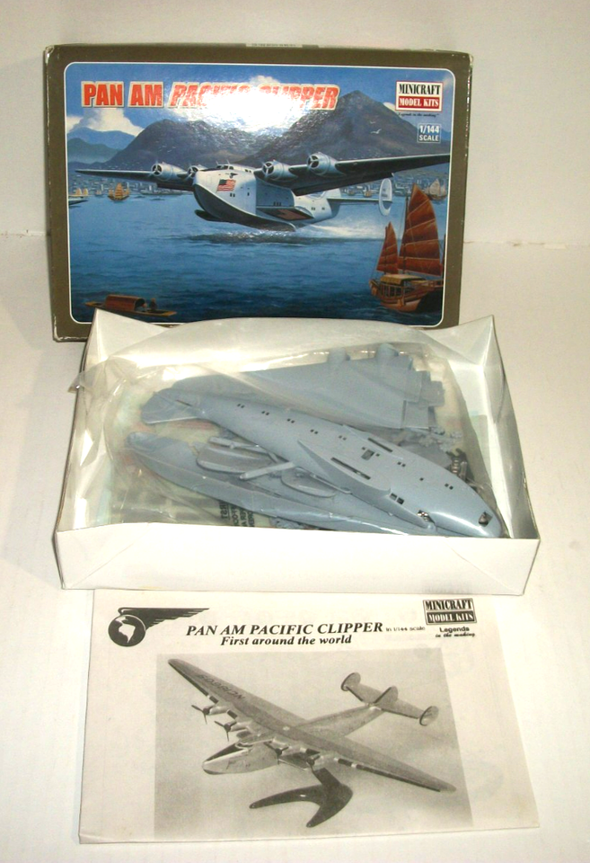 Minicraft Pan Am Pacific Clipper 1:144 NIB Model Kit 14546 | eBay