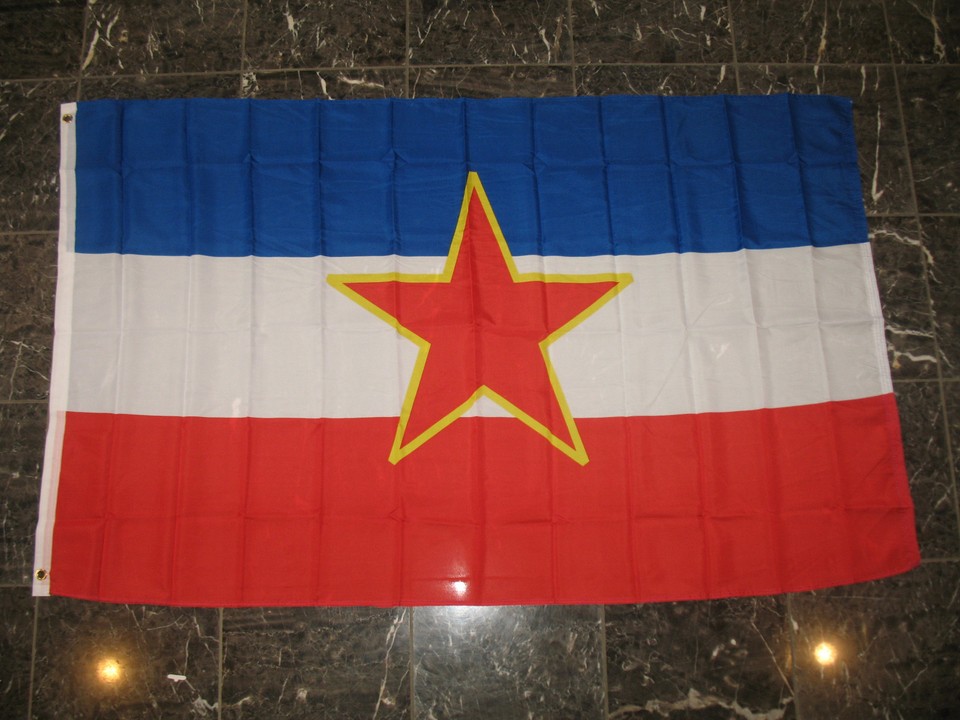 3x5 Yugoslavia Star Flag 3'x5' Banner Brass Grommets Super Polyester ...