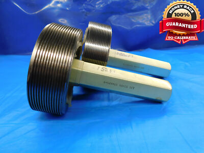 4 5/8 10 NA 2G ACME SET THREAD PLUG GAGE 4.625 GO NO GO P.D.'S = 4.5578 ...