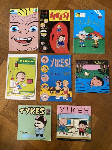 Yikes! 8 Comic Book Lot Issue 1-5 & Vol 1, 2 & July 1997 Steven ...