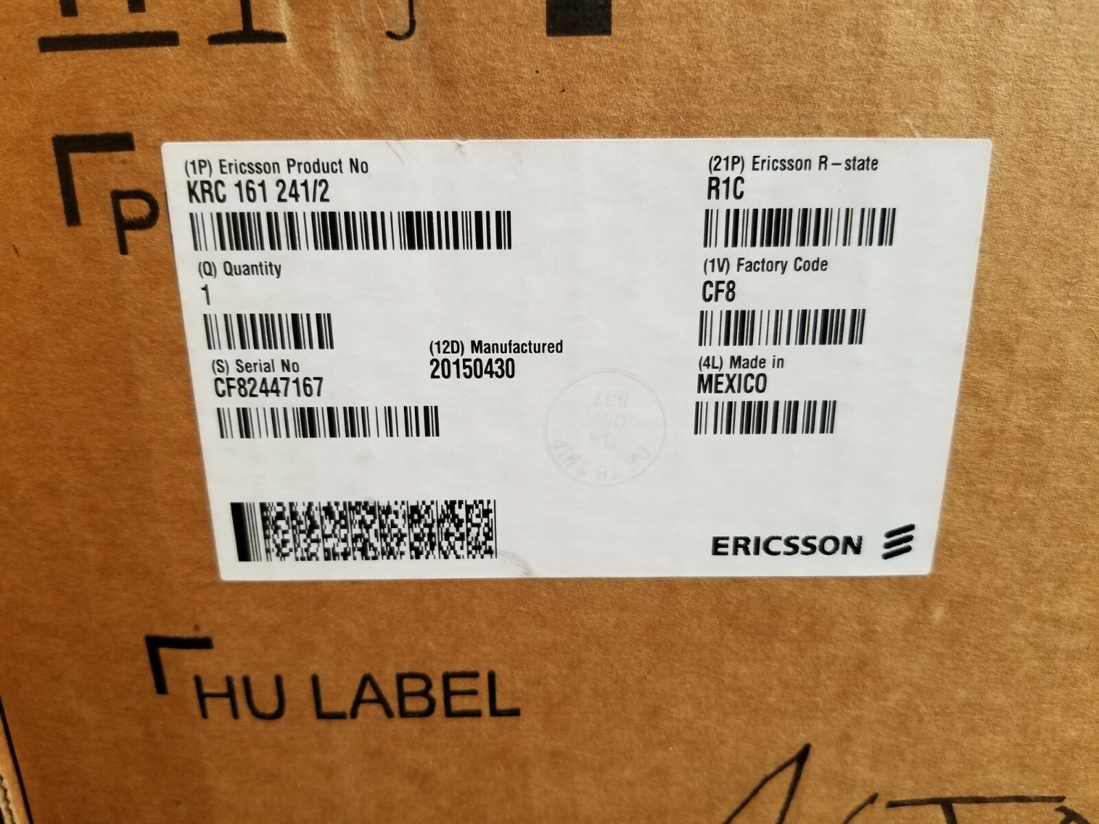 Ericsson Type 3r Ip55 RRUS 11 B12 KRC 161 241/2 Remote Radio Enclosure ...