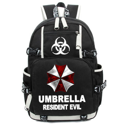 Resident Evil Luminous Backpack Umbrella Schoolbag Glow Book bag Travel ...