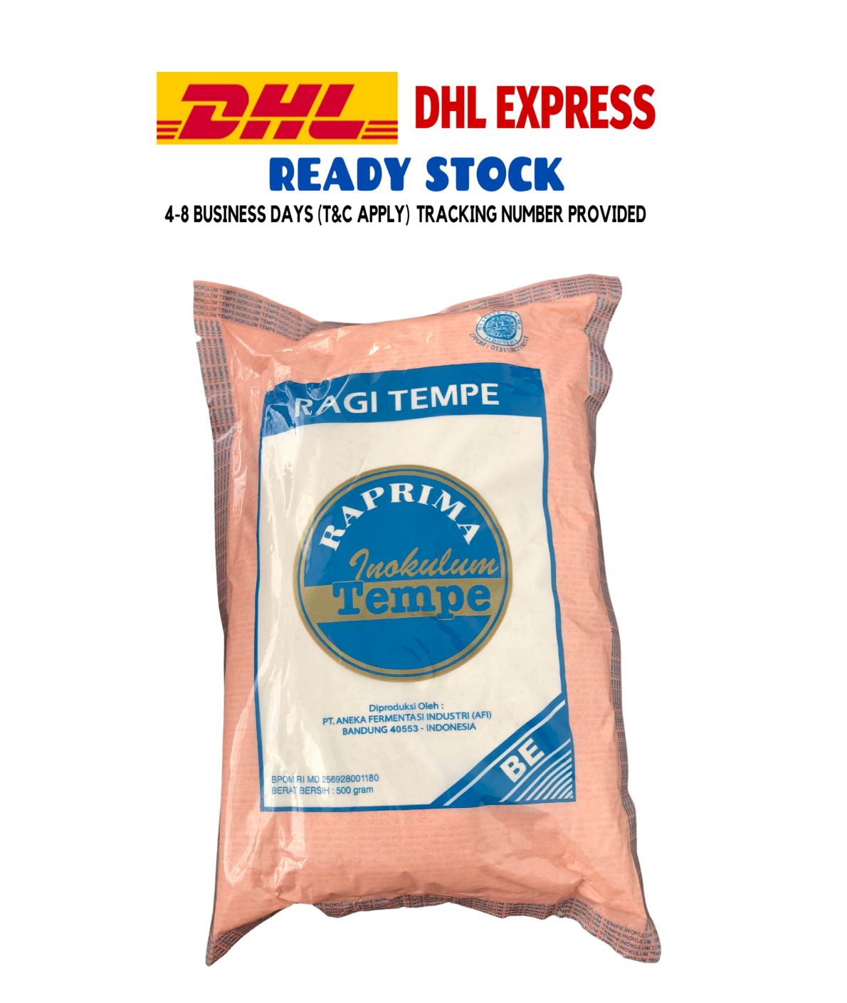 1 kg RAPRIMA TEMPEH RAGI TEMPE Starter Inoculum Tempeh Protein DHL ...