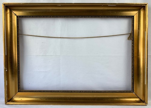 Vintage Antique Gold Picture Frame Bead Profile Frame Size 61.8 X 41 ...