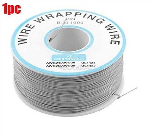 1Pcs 0.25MM Wire-Wrapping Wire 30Awg Cable 250M Gray mg | eBay