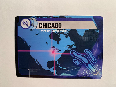 Pandemic CHICAGO INFECTION CARD Game Replacement Piece ZMAN GAMES 2013 ...