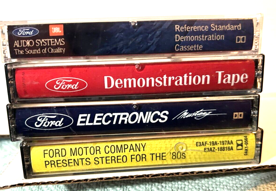 Lot of 4 Ford Audio System Cassettes-2 rock, 1 Jazz & 1 Country ...