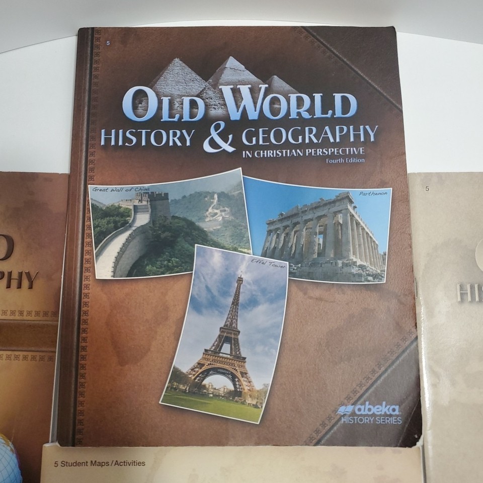 Abeka 5th grade Old World History and Geography Lot Of 4 Books | eBay