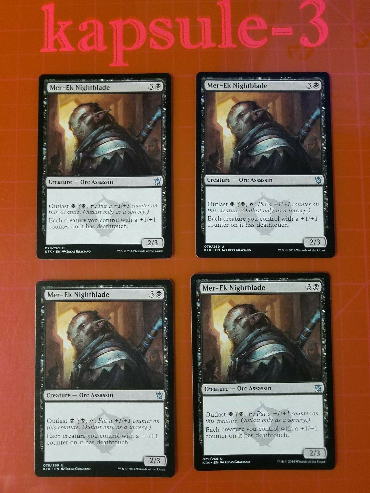 4x Mer-Ek Nightblade | Khans of Tarkir | MTG Magic Cards | eBay