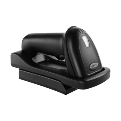 Evnvn Wireless 2D Barcode Scanner Wall Mountable Mini 1D QR Code USB ...