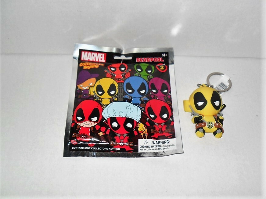 MARVEL DEADPOOL SERIES 2 COLLECTORS KEYRING YELLOW SLAPSTICK | eBay