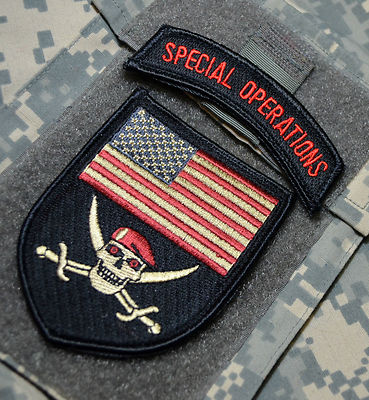 KANDAHAR WHACKER© AFSOC COMBAT CONTROLER TACP JTAC SET: RED BERET SKULL ...