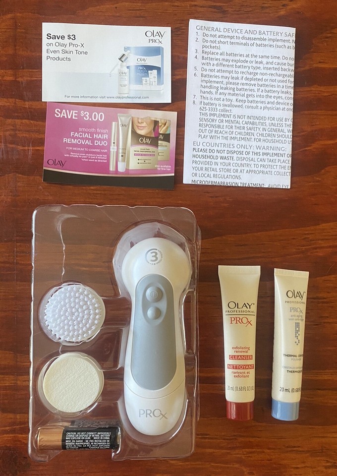 Olay Pro X Microdermabrasion Advanced Cleansing System Facial Home Open ...