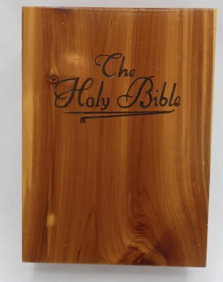 Boxes - Holy Bible Cedar