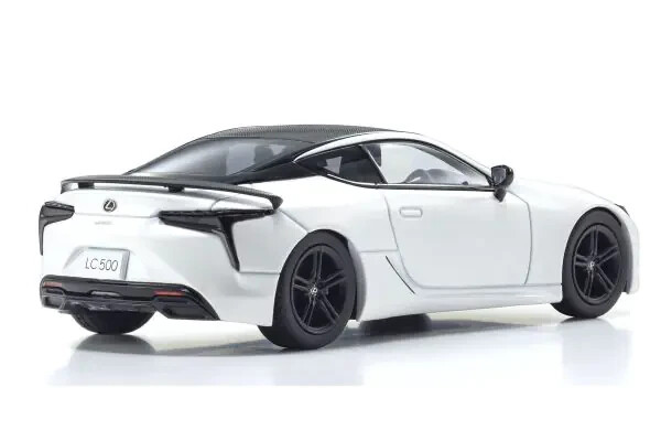 Kyosho Lexus LC500 1:43 EDGE HAKUGIN White Diecast Special Edition ...