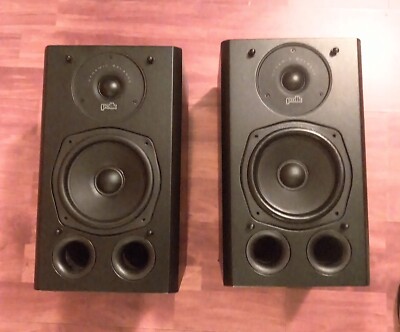 POLK AUDIO RT3 BOOKSHELF SURROUND SURROUND SPEAKERS | eBay