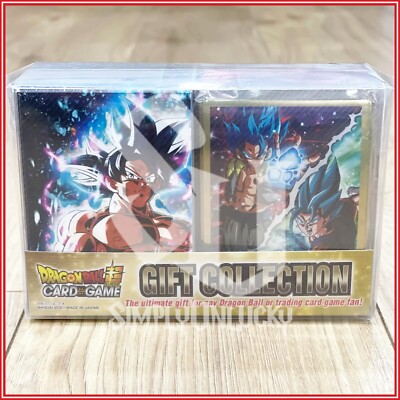 DRAGON BALL SUPER: GIFT COLLECTION BOX (MYTHIC BOOSTERS & GOKU Sleeves ...