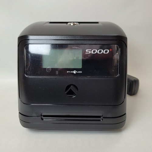 Pyramid Time Systems Model 5000 Auto Totaling Time Clock - Untested ...