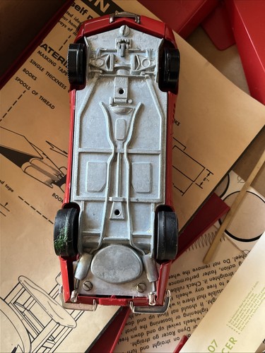 Dyno Racer Vintage Toy Car Red Corvette Model 1/25 Scale MPC In Box ...