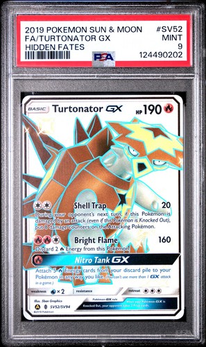 Turtonator GX - SV52/SV94 - Ultra Rare - Hidden Fates - Pokemon Card ...