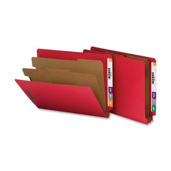 Nature Saver End Tab Classification Folder - Letter 8.50" x 11" 2 for ...