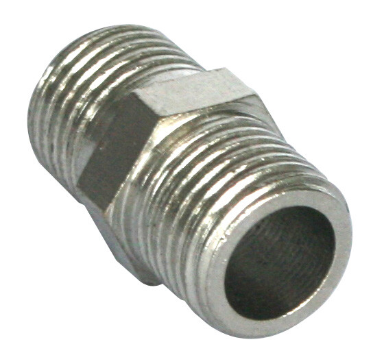 R1/2-R1/2 BSP Hexagonal Nipple Straight - Nickel-Plated Brass | eBay