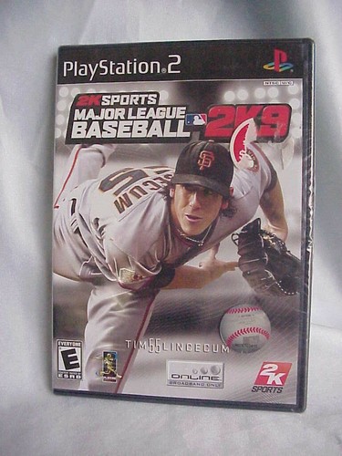 2K Sports Major League BASEBALL 2K9 PS2 Brand New Sealed Playstation 2 ...