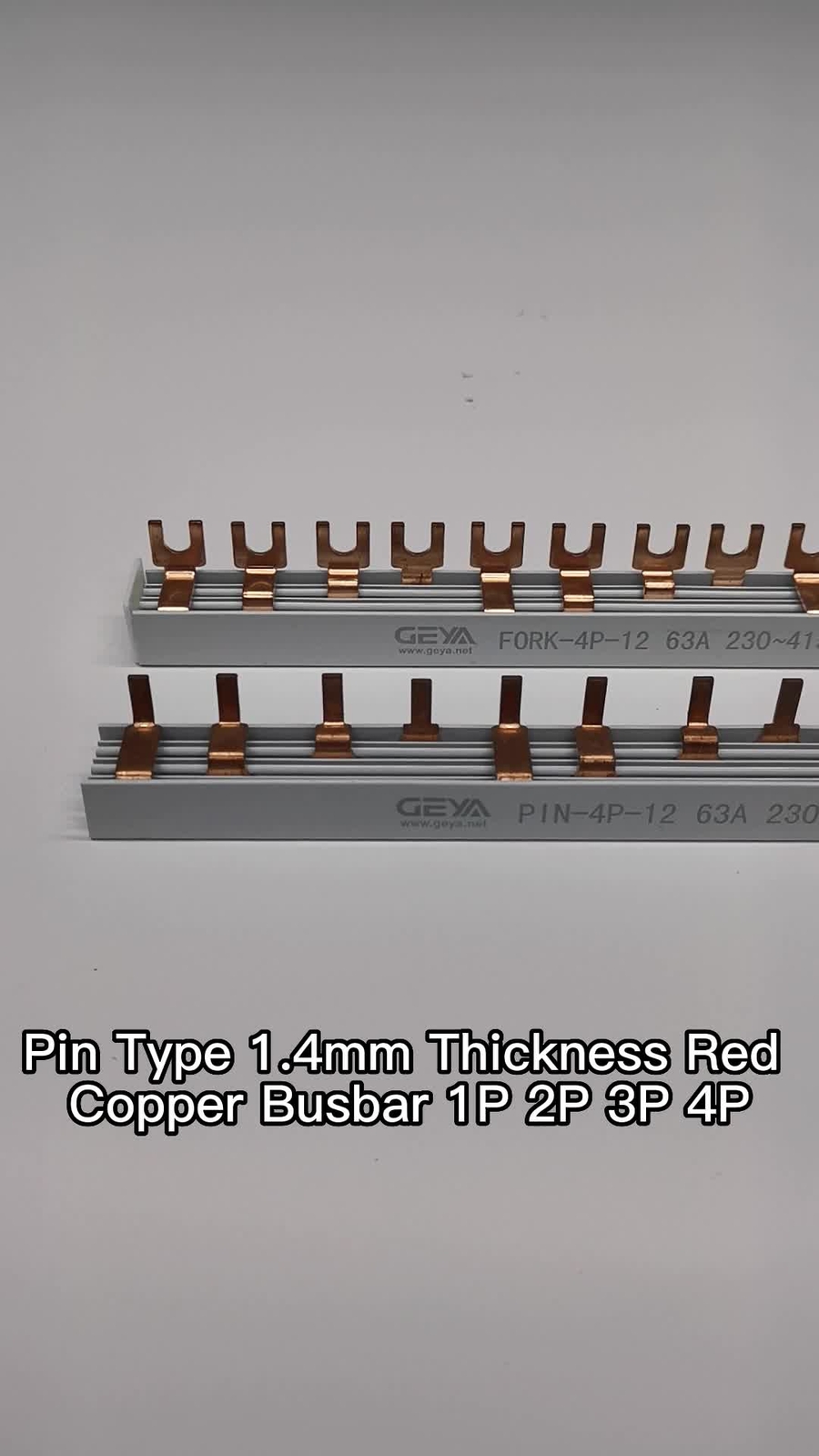 GEYA Copper Busbar Circuit Breaker Connector 63A 230/415V for MCB&RCBO ...