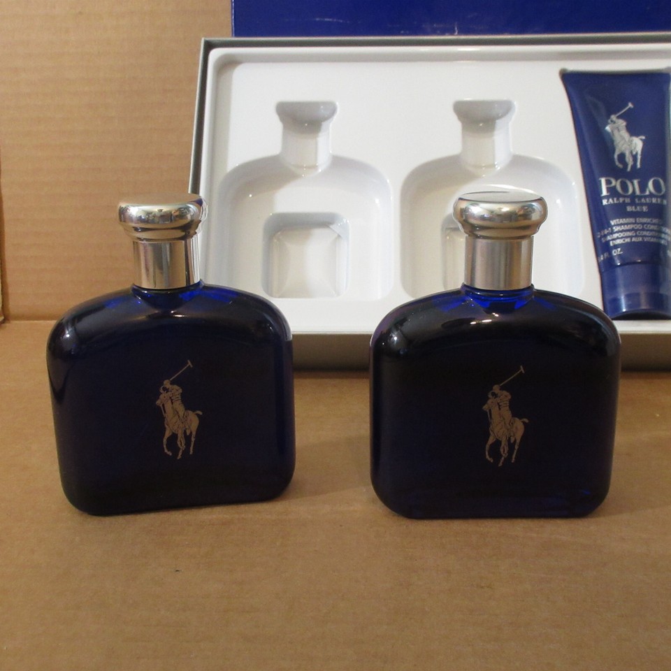NOS Sealed Box ORIGINAL Polo Ralph Lauren Blue 4.2oz EDT & After Shave ...